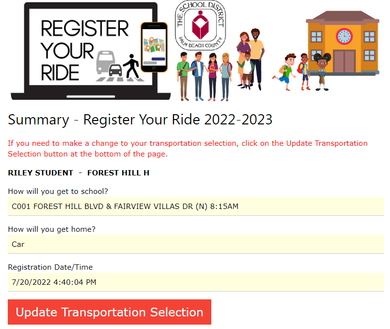 Register Your Ride - Step-by-Step Instructions